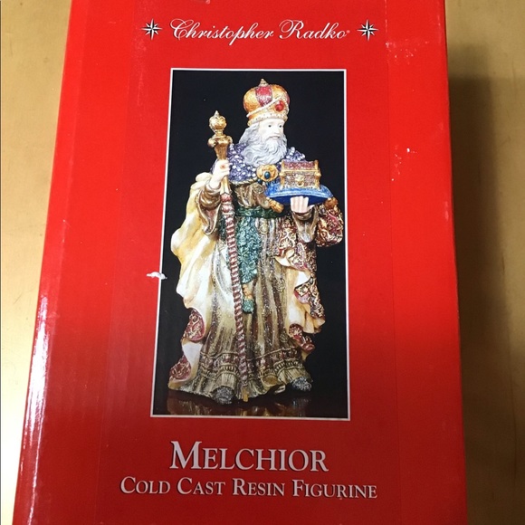 Christopher Radko | Holiday | Melchior Cold Cast Nativity Figurine By ...